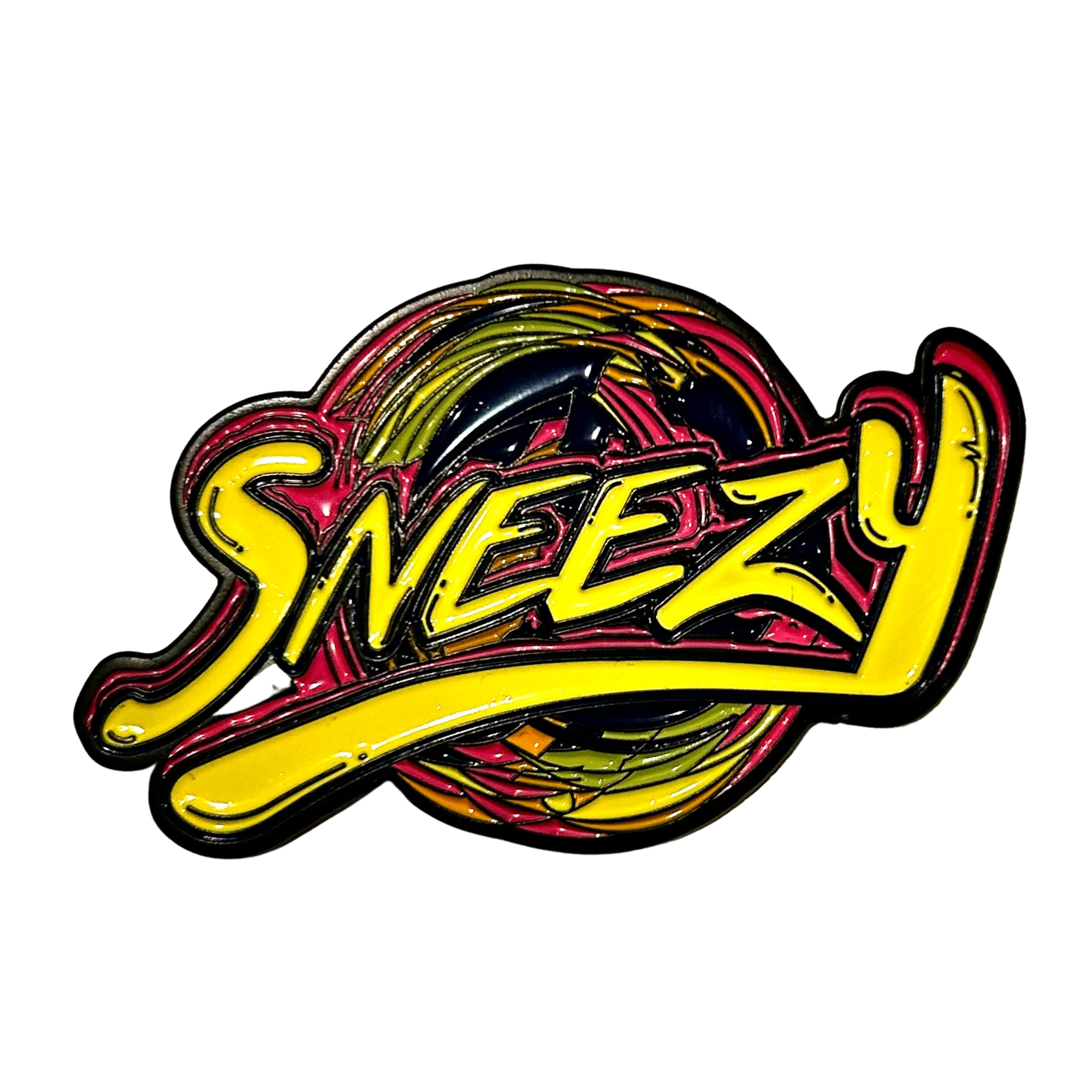 Orbital Logo Pin – Sneezy Music Official Merchandise